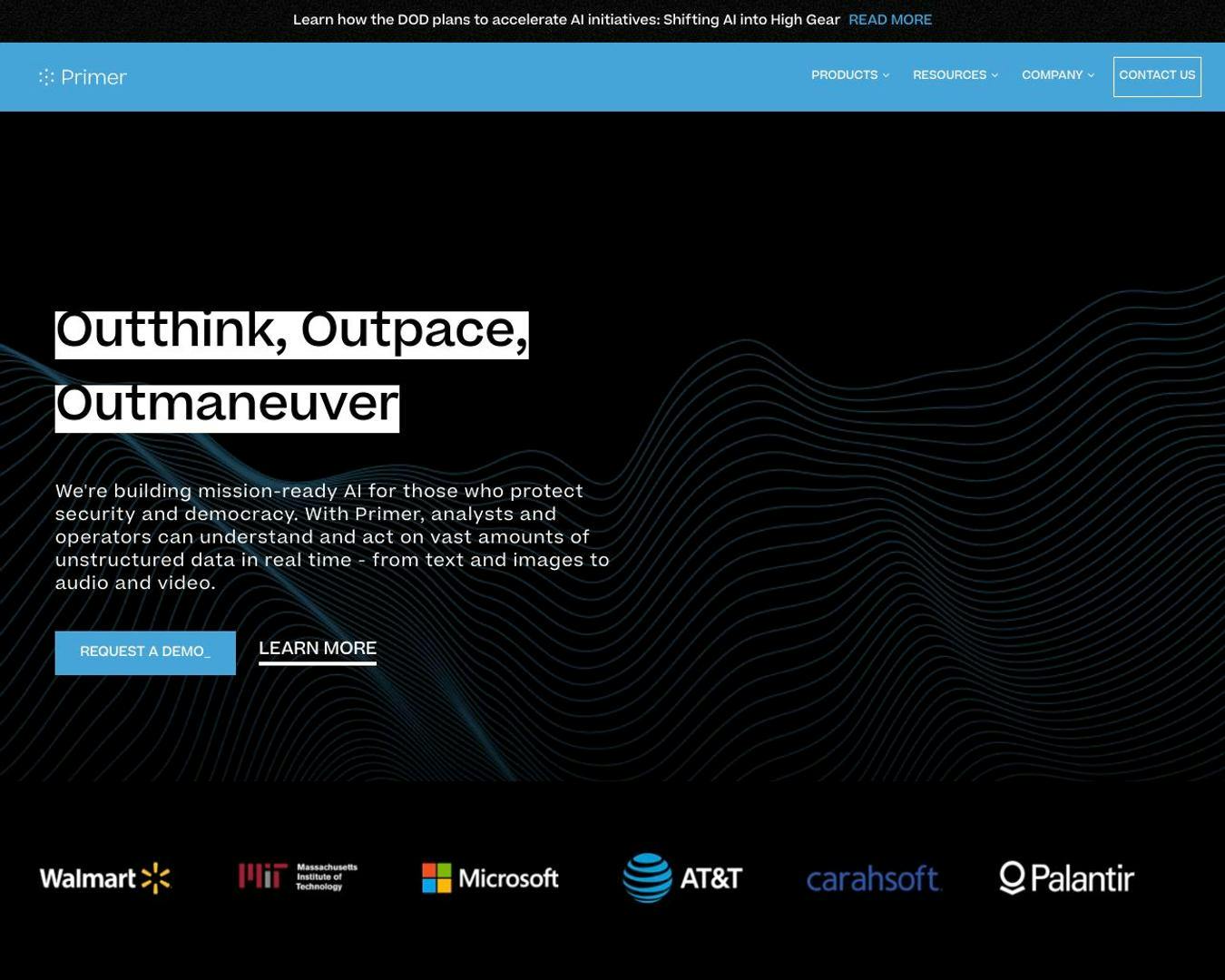 PrimerAI | Outthink, Outpace, Outmaneuver | Welcome AI