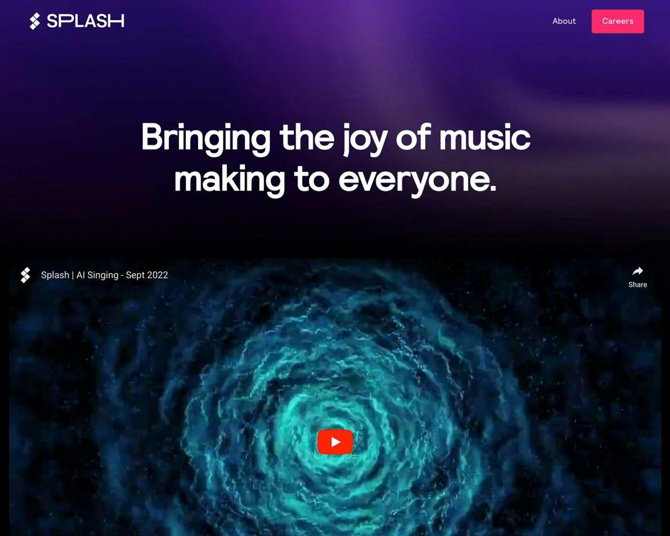 Splash | Bringing the joy of music making to ever | Welcome AI