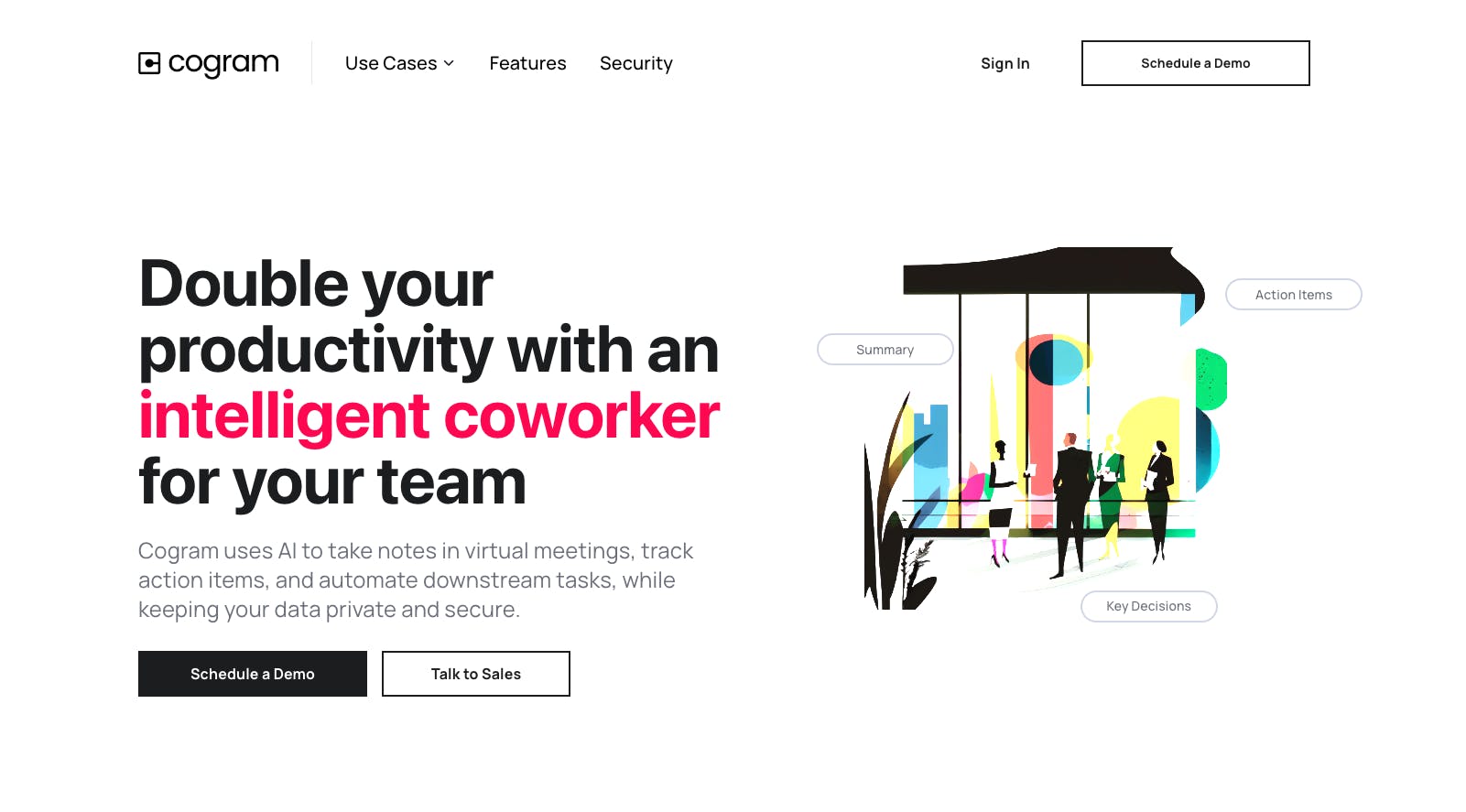 Cogram | Cogram uses AI to take notes in virtual | Welcome AI