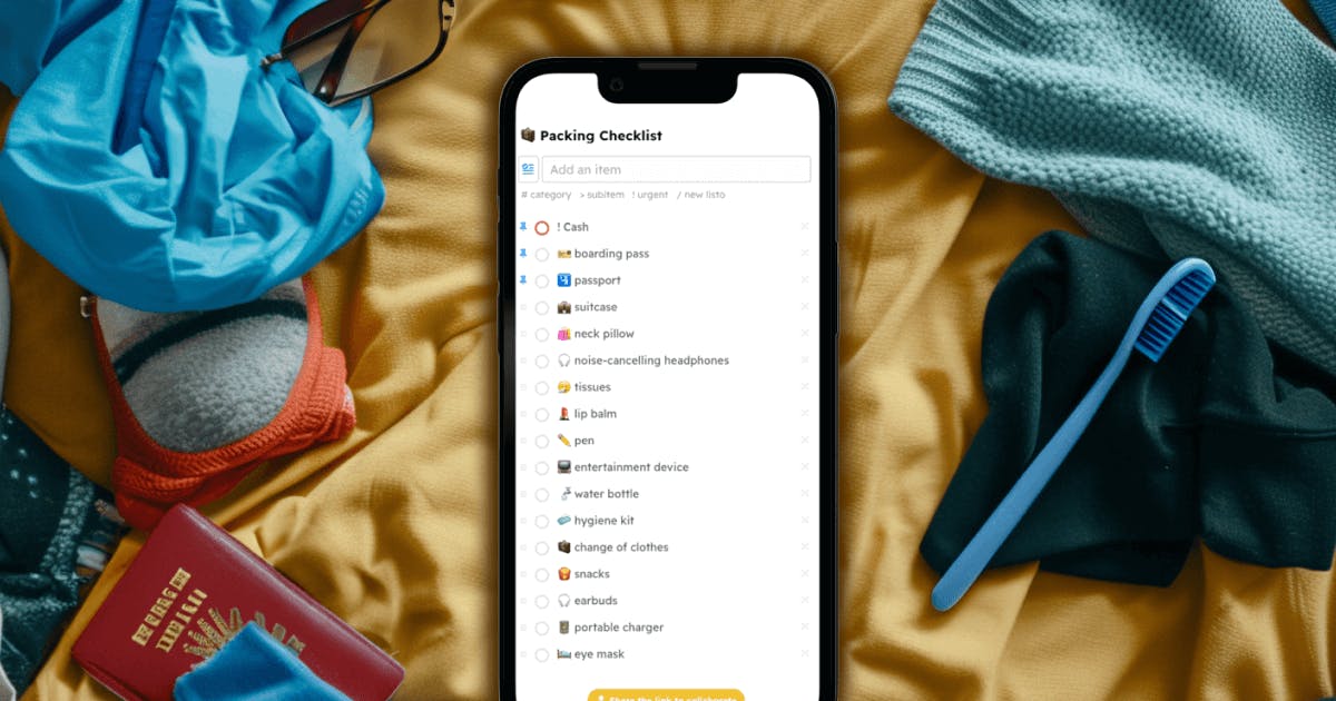 LISTO | The Simplest Way to Make a List