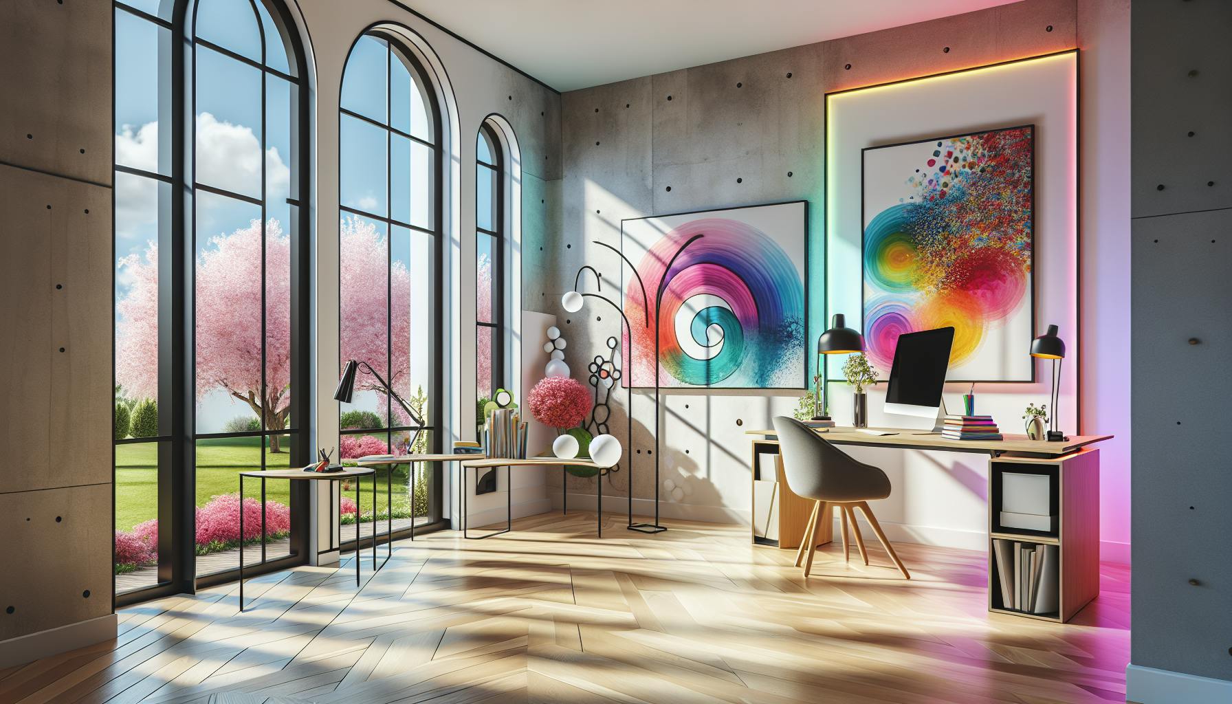 Stunning AI Zoom Backgrounds to Elevate Your Meetings