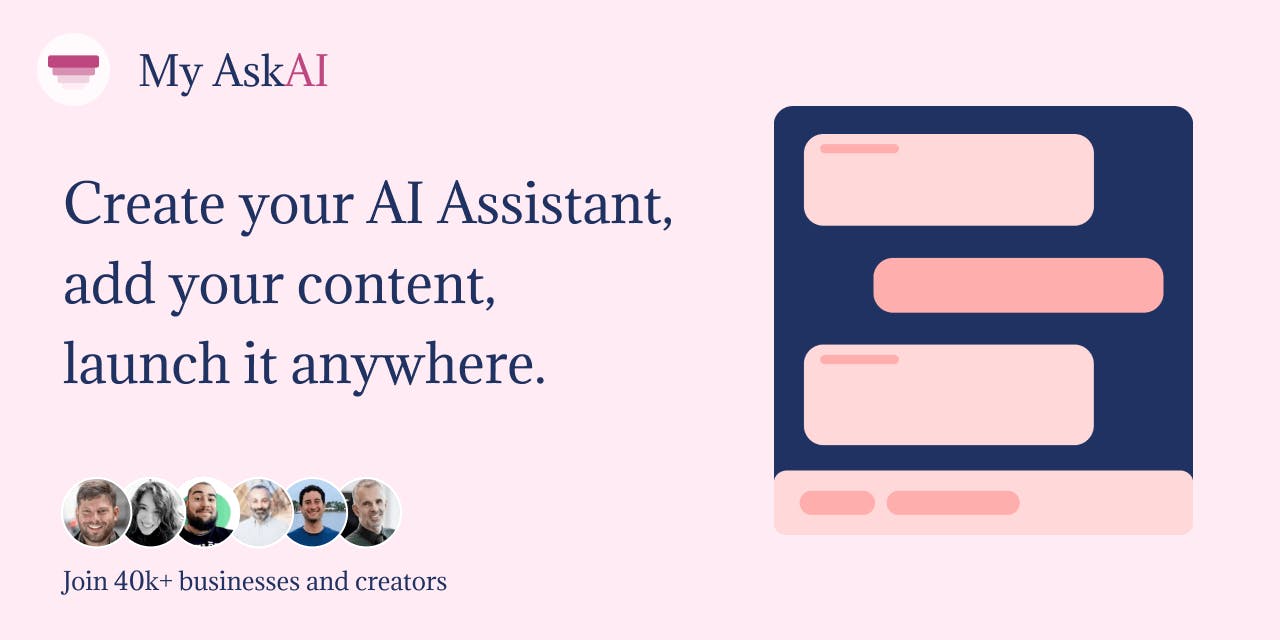 My AskAI — Create an AI assistant quicker than making a coffee