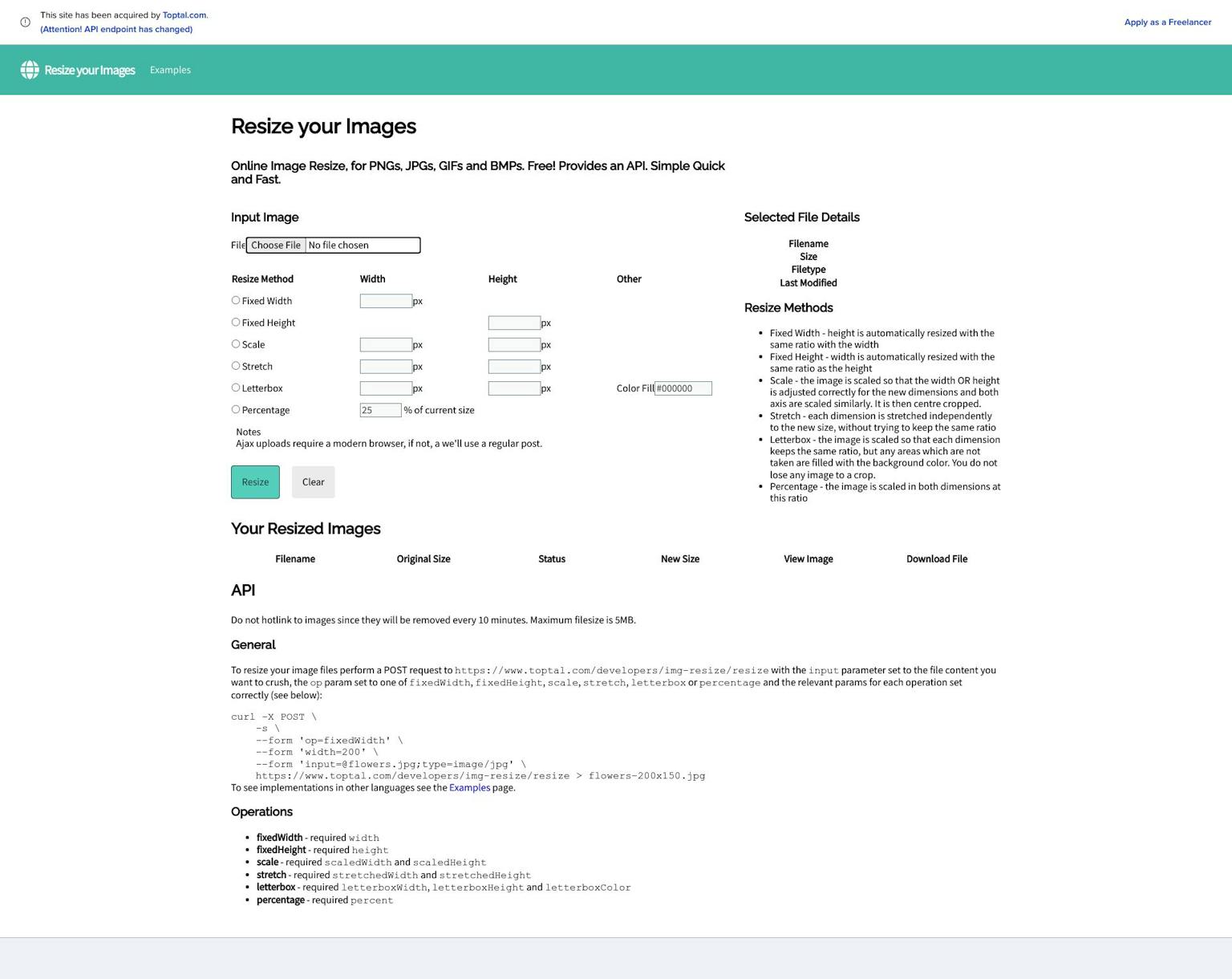Free Image Resizer B2B tool driving 7,200 monthly visits