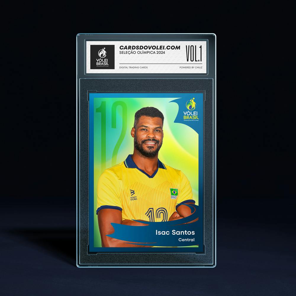 gota: Isac - Cards do Vôlei Brasil Vol.1 #CV1QM2