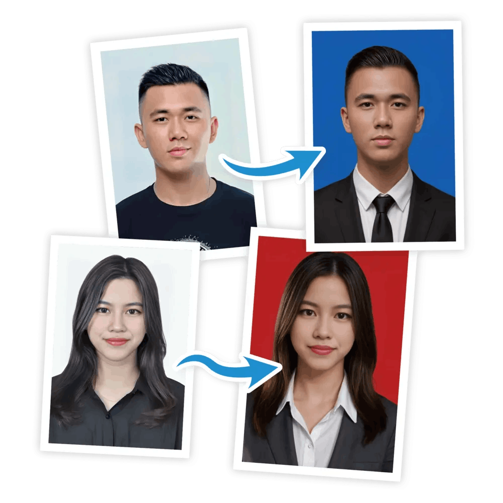 Pas Foto AI Profesional Online dengan AI | Buat Pas Foto Berkualitas di ...