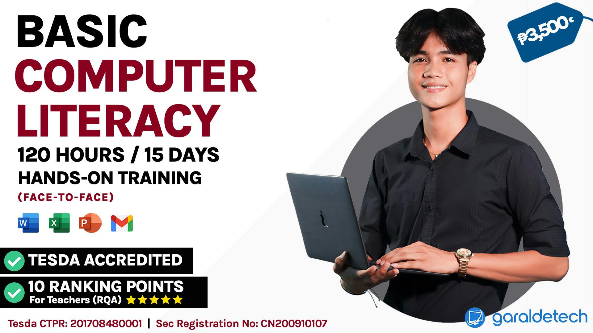 Basic Computer Literacy - GaraldeTech - Tesda Accredited School