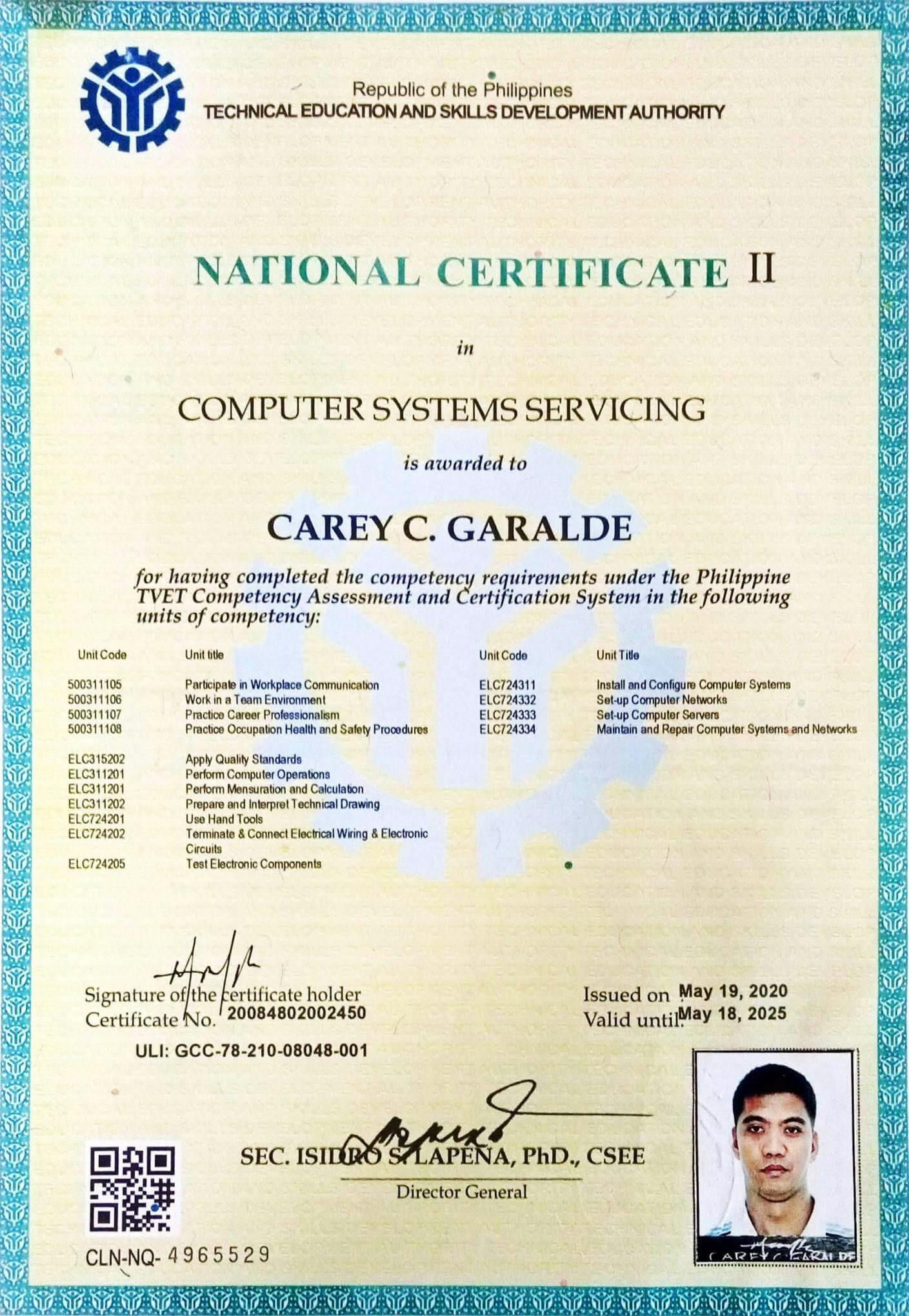 Computer Systems Servicing NC2 - GaraldeTech - Tesda Accredited School