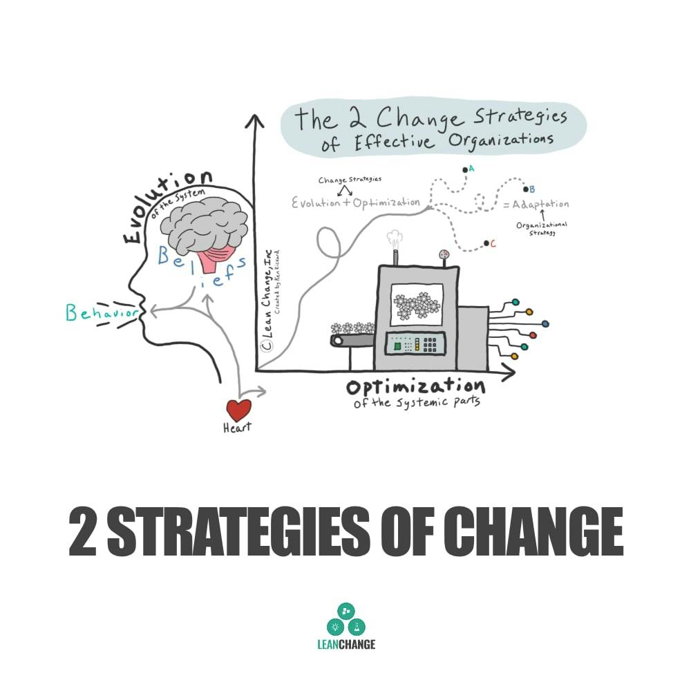 Lean Change - 2 Change Strategies of Effective Organizations