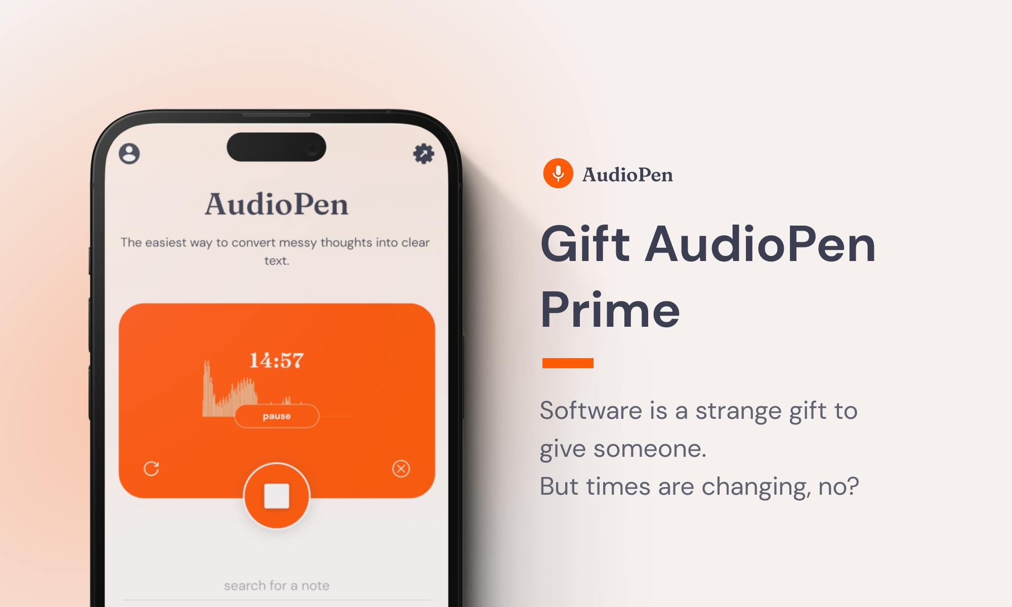 AudioPen | Gift AudioPen Prime