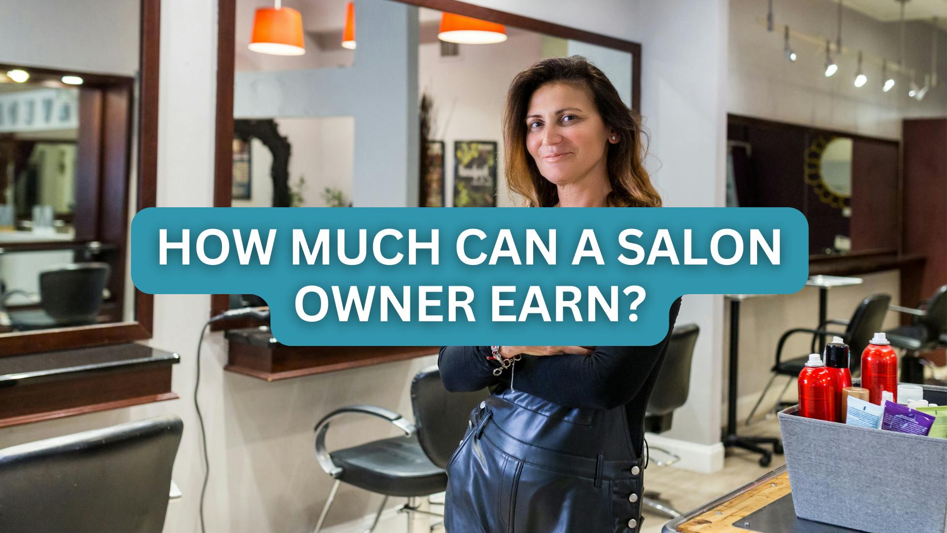 How much can a salon owner earn with chair rental?