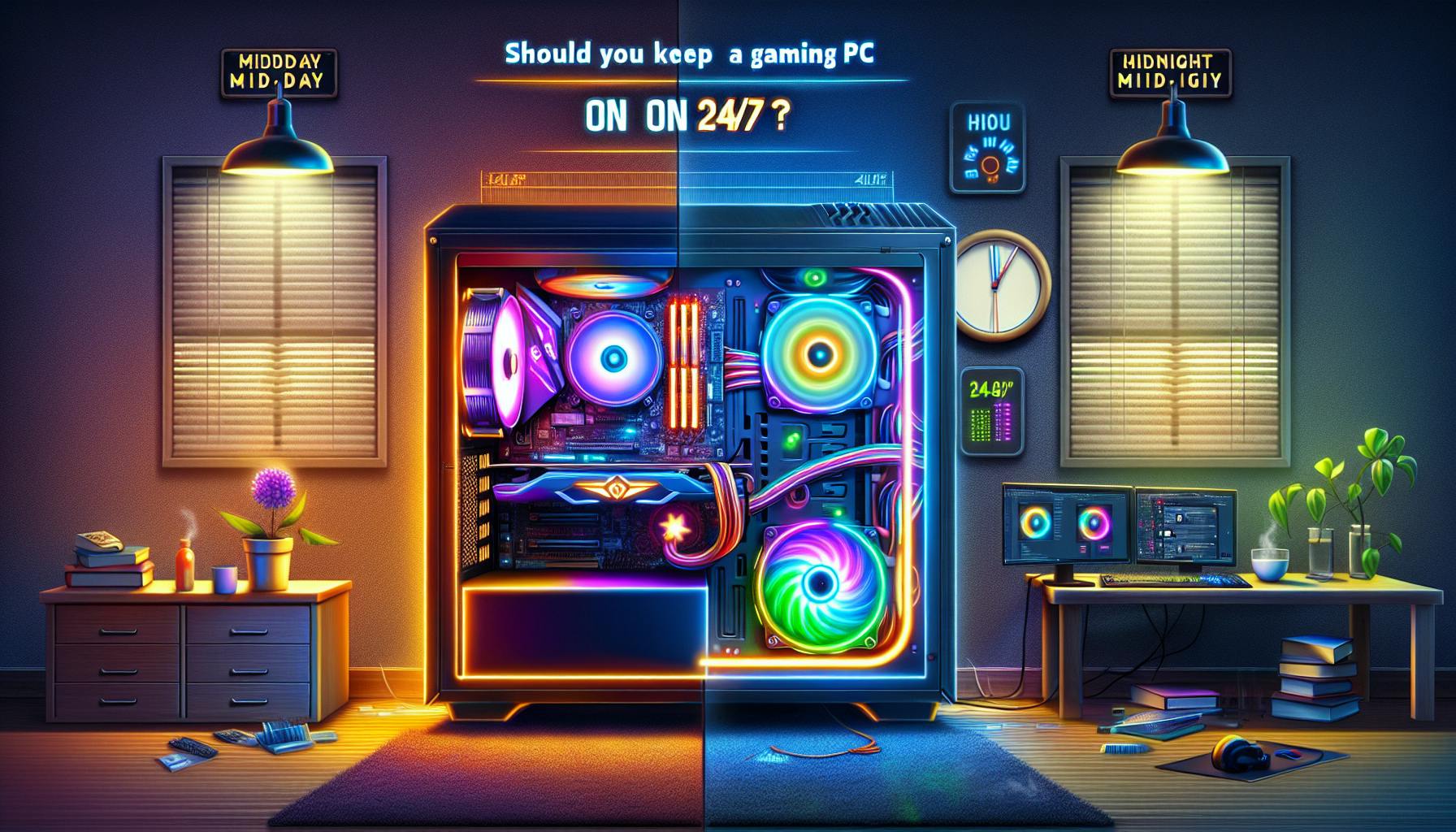Is Leaving a Gaming PC On 24/7 Bad for It? | BPC Technology