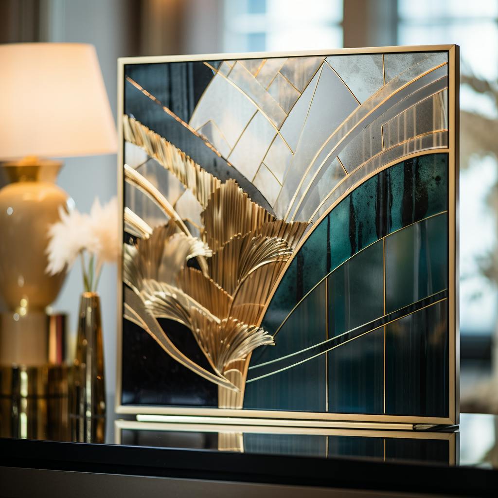 Verre Eglomise is a artistic style of mirror, popular in the 18th century