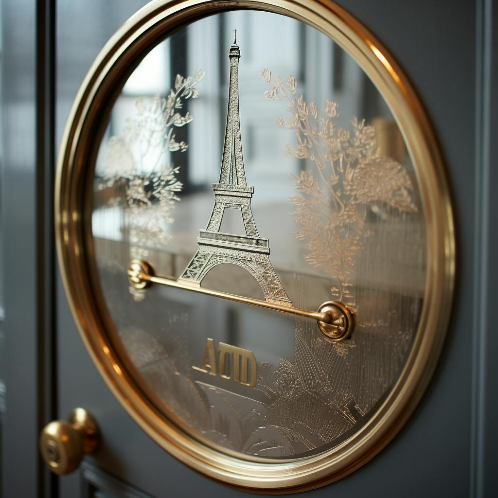 Verre Eglomise is a artistic style of mirror, popular in the 18th century