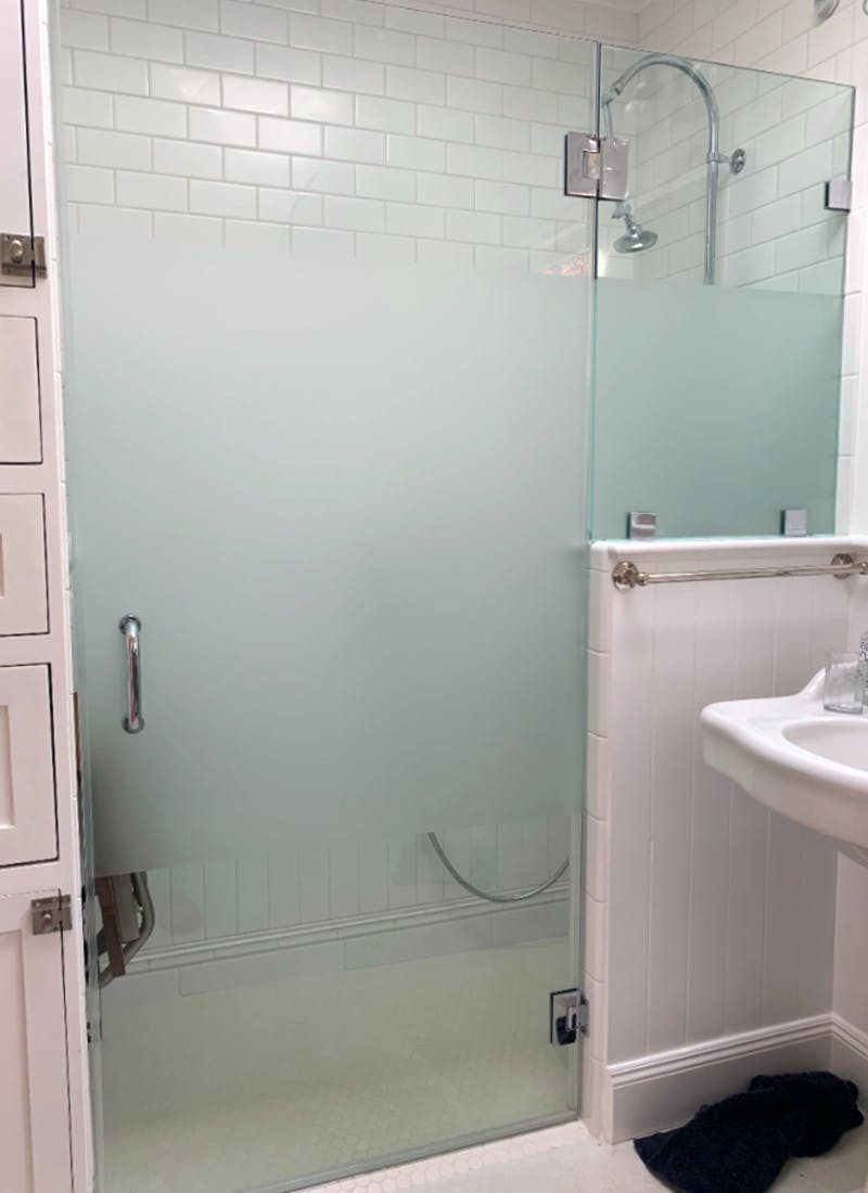 Sandblasted Privacy Strip