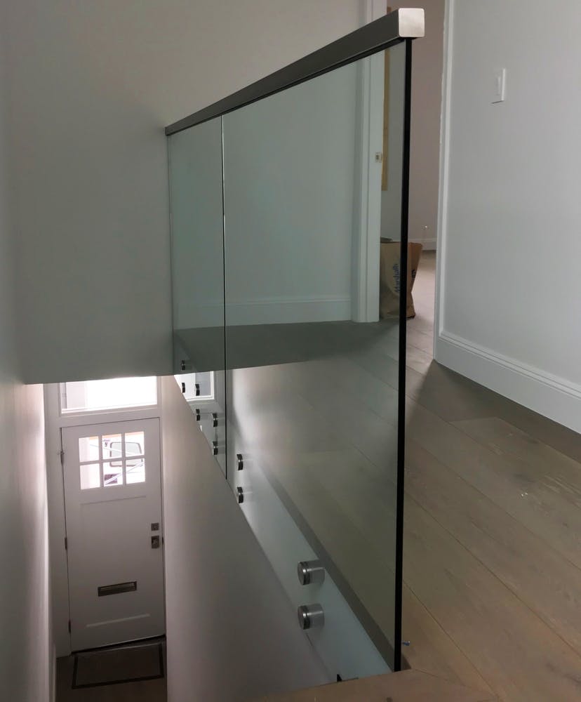 Residential Glass Railing with Stand-offs