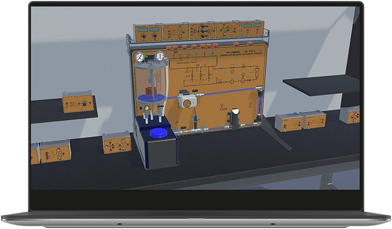 SMART SIMULATOR FOR PROCESS CONTROL TRAINING DL VPC-LAB4.0: De Lorenzo