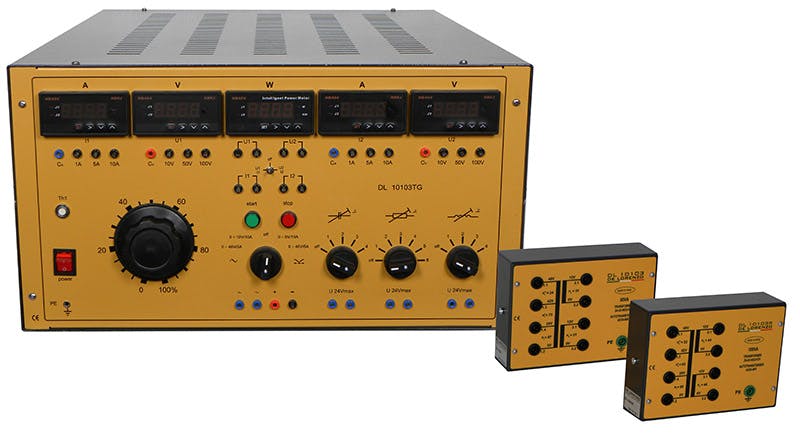 SINGLE-PHASE TRANSFORMER TRAINER DL 10103TG: De Lorenzo