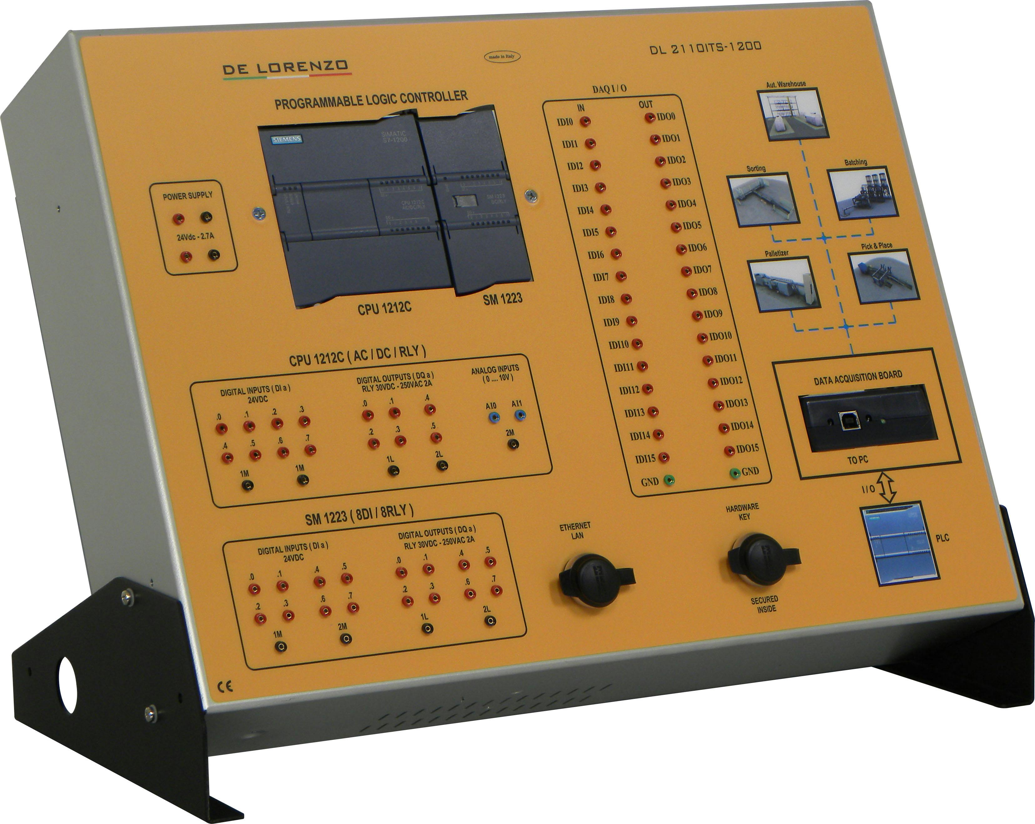 INTERACTIVE PLC TRAINER FOR INDUSTRIAL PROCESSES DL 2110ITS-1200: De ...