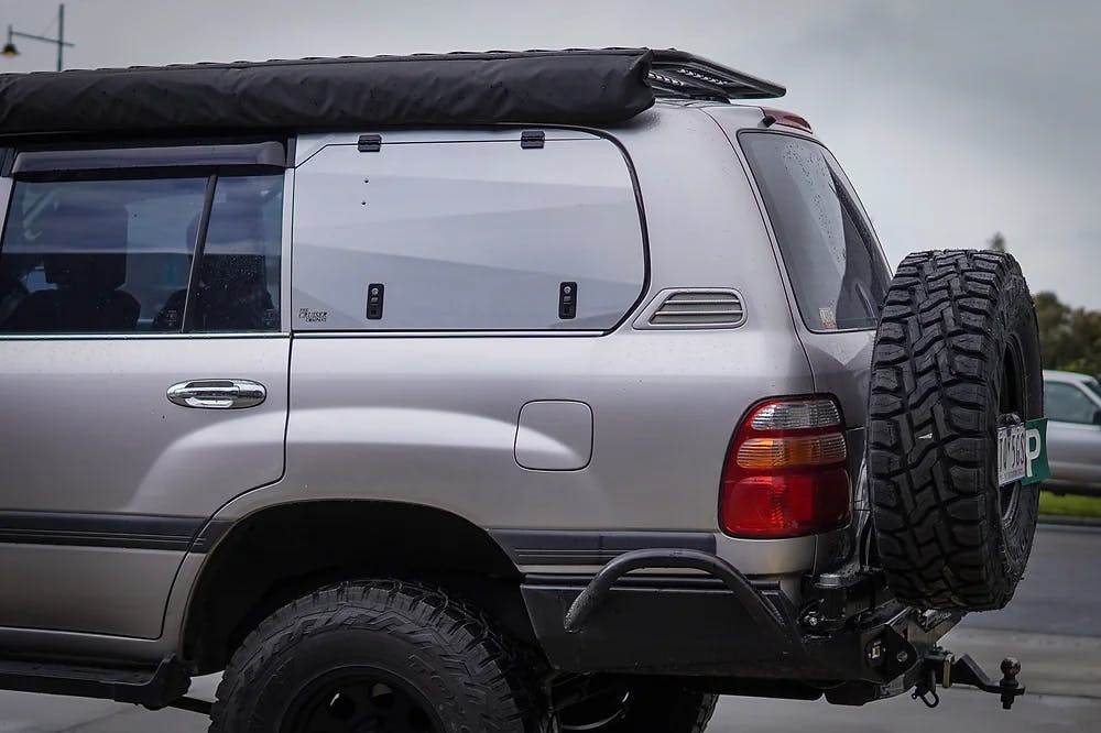Land Cruiser 100/105 Series Lift Up Gull Wing Windows | Long Range America
