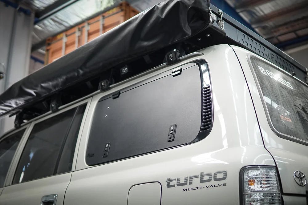 Land Cruiser 80 Series Lift Up Gull Wing Windows | Long Range America