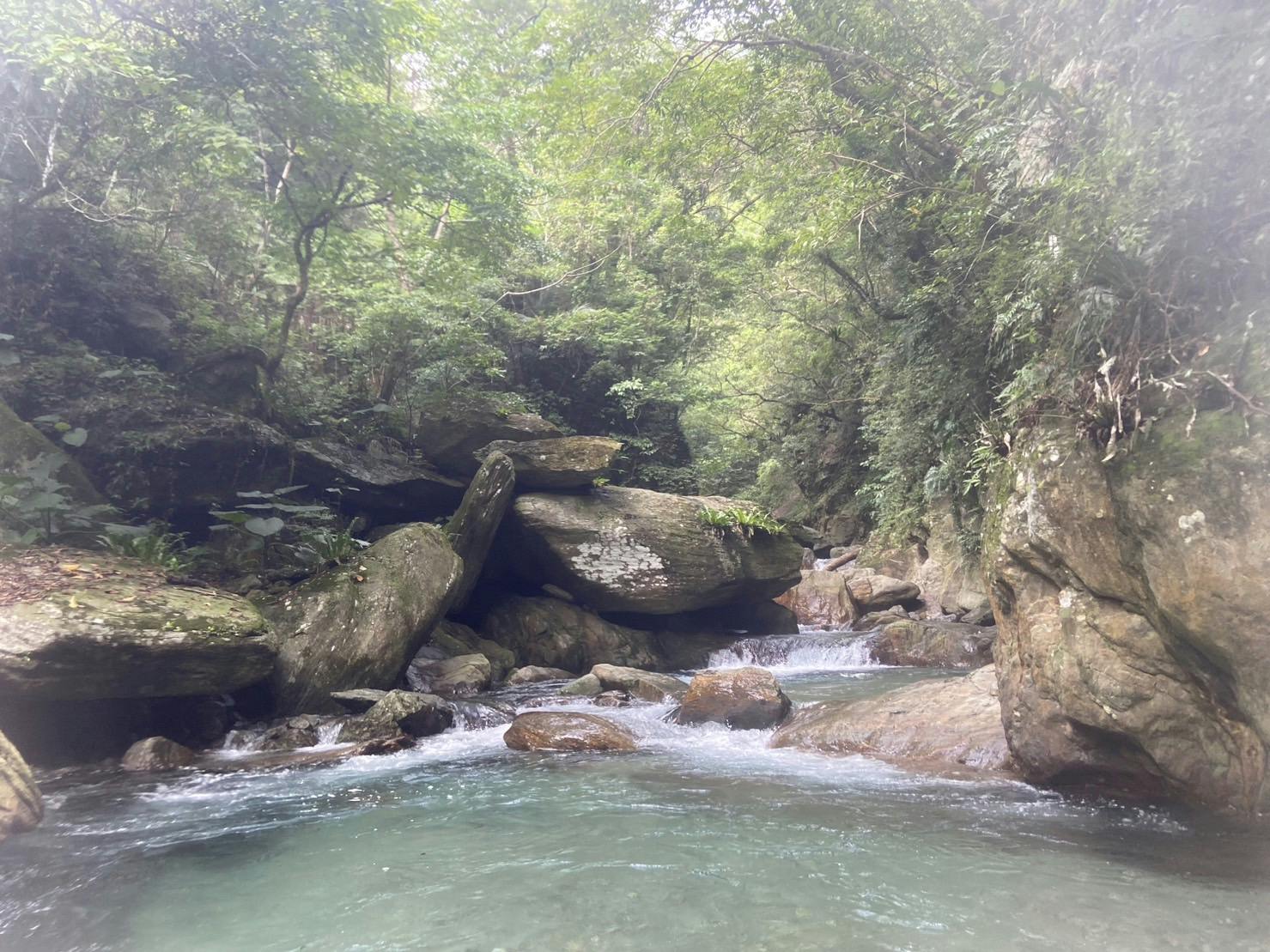 Yilan County, River Tracing, Waterfall