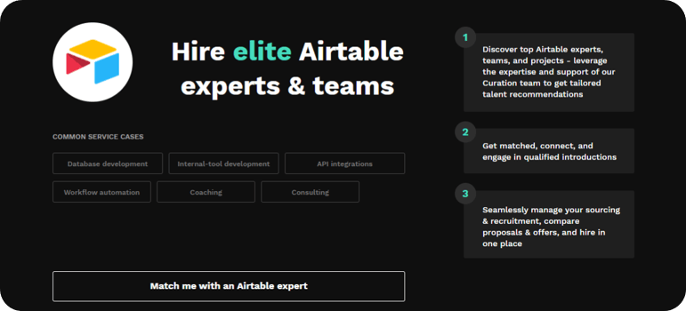 Hire Airtable experts I Codemap