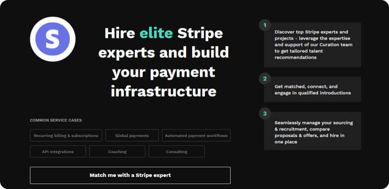 Hire Stripe experts I Codemap