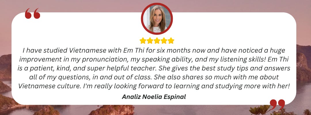 Learn Vietnamese 1-on-1 Online