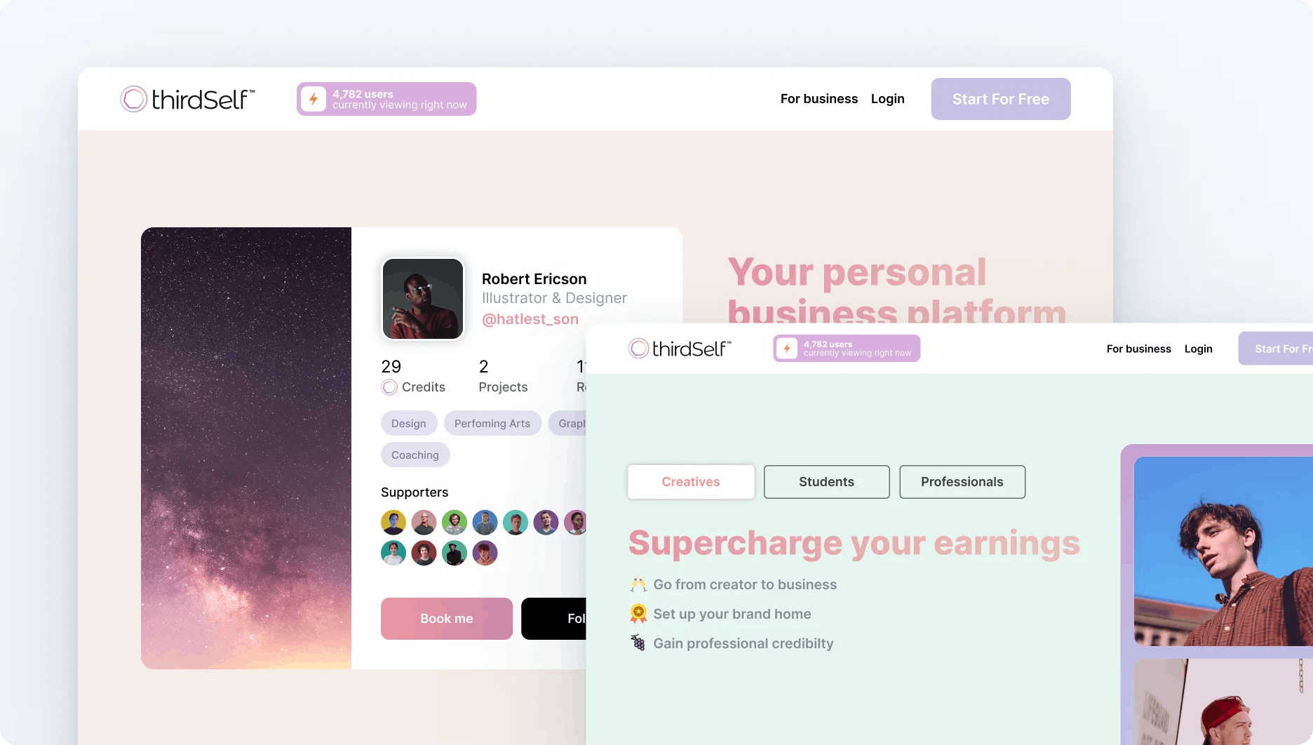thirdSelf (Service Marketplace) | Built on Bubble.io by Zeroqode