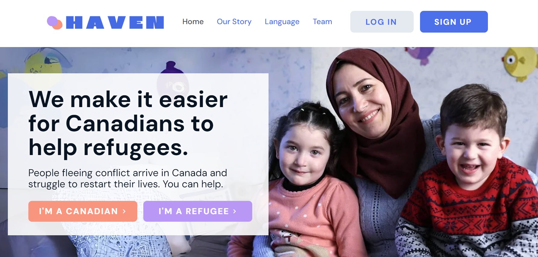 Haven | Connecting Refugees and Canadians