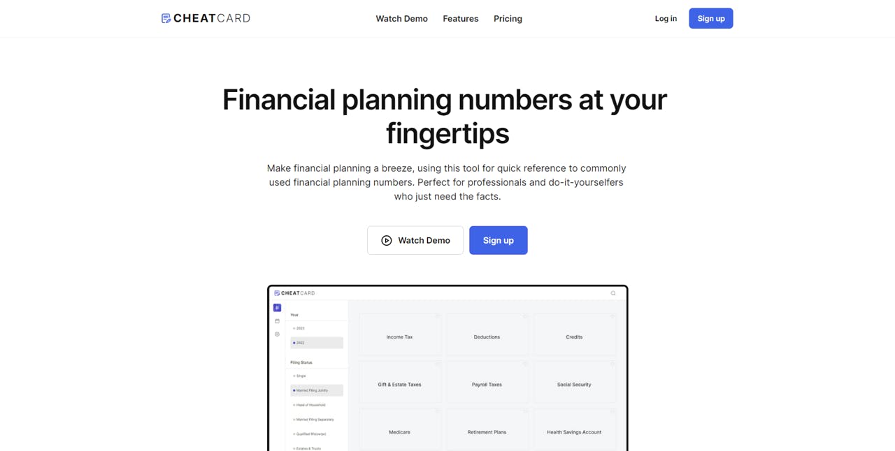 CheatCard | Know Your Numbers