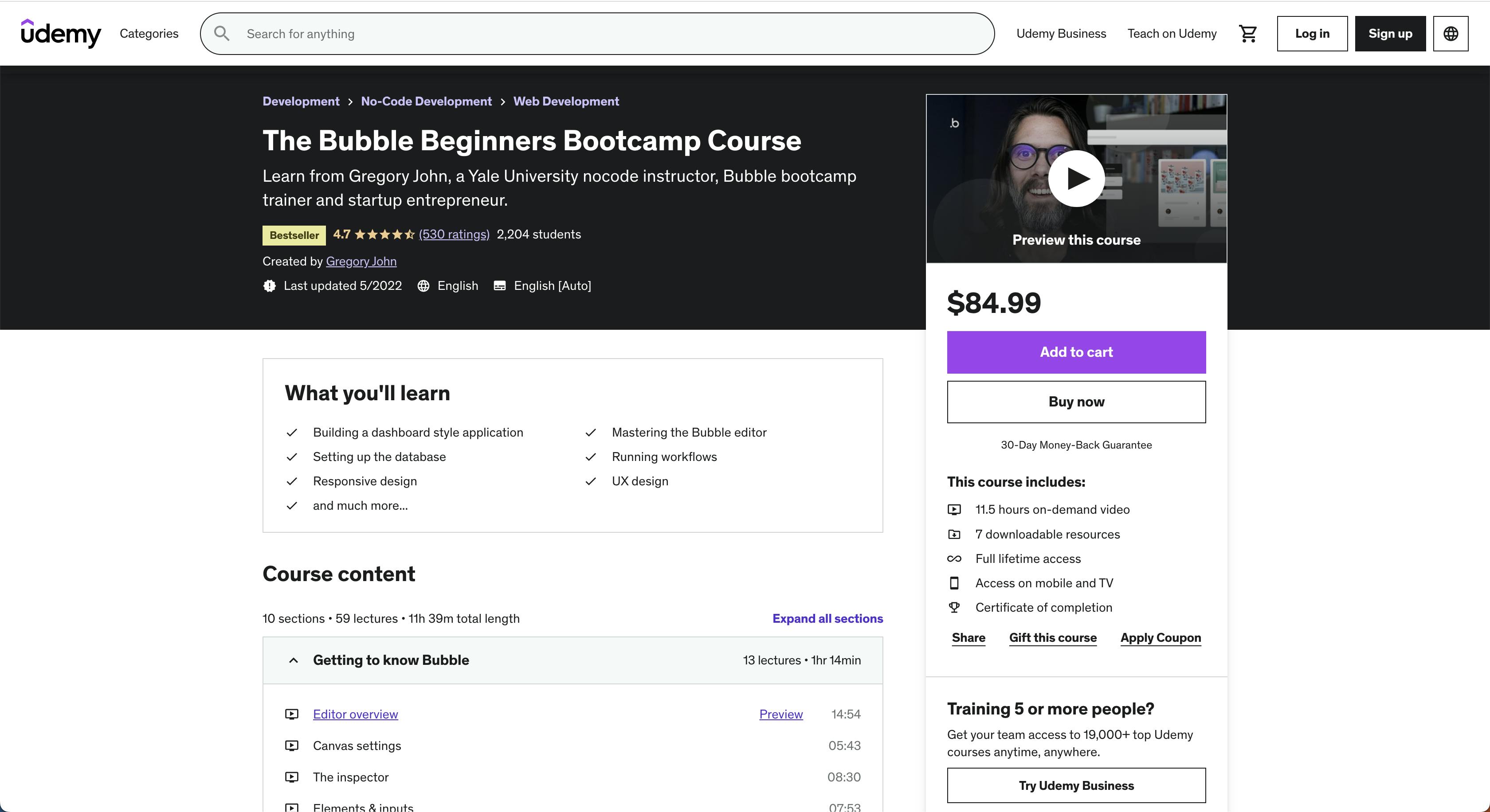 The Bubble Beginners Bootcamp 
