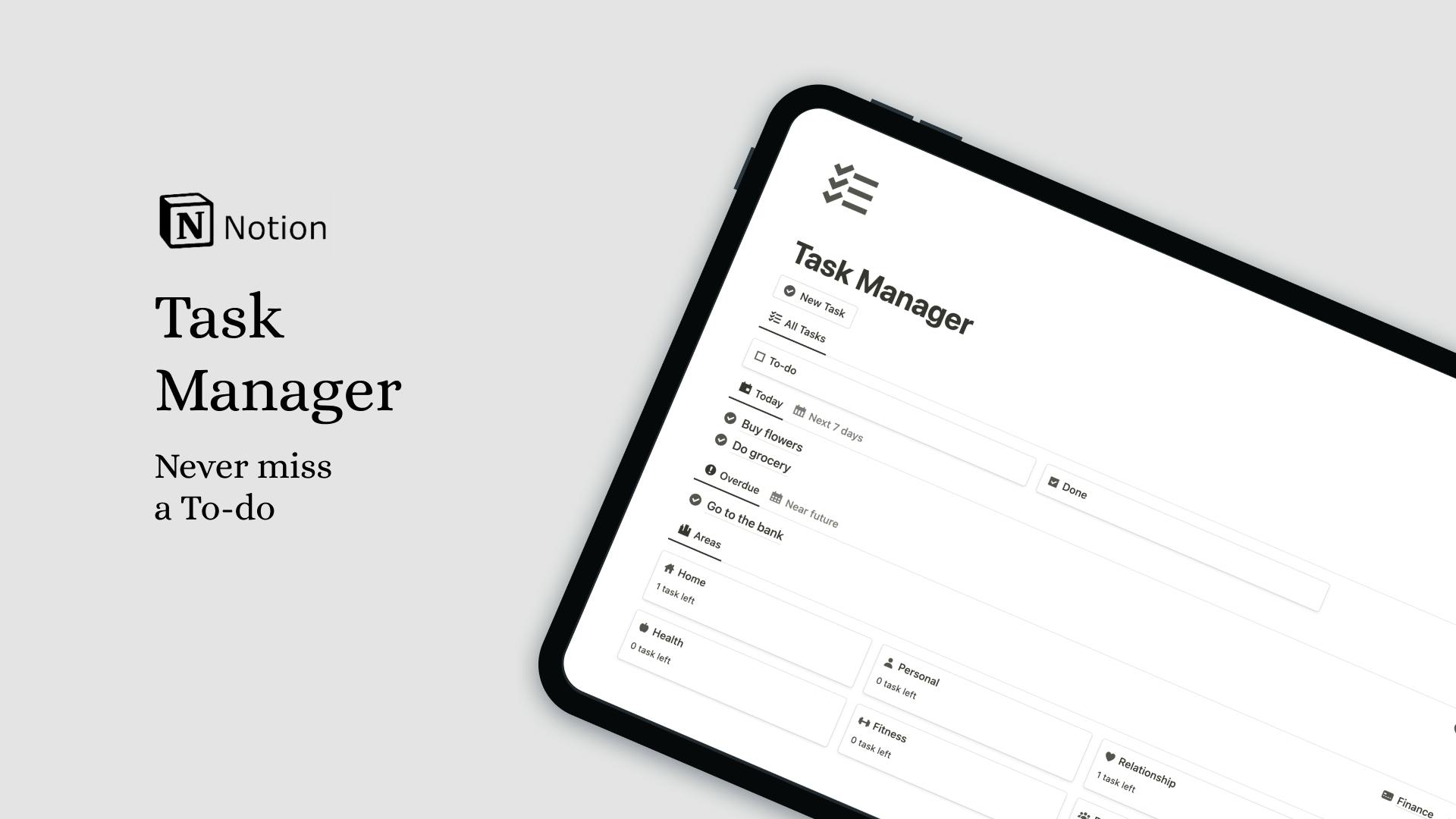 Notion Task Manager — Buy & Sell Templates on Notion Insider Notion Task Manager — Buy & Sell Templates on Notion Insider