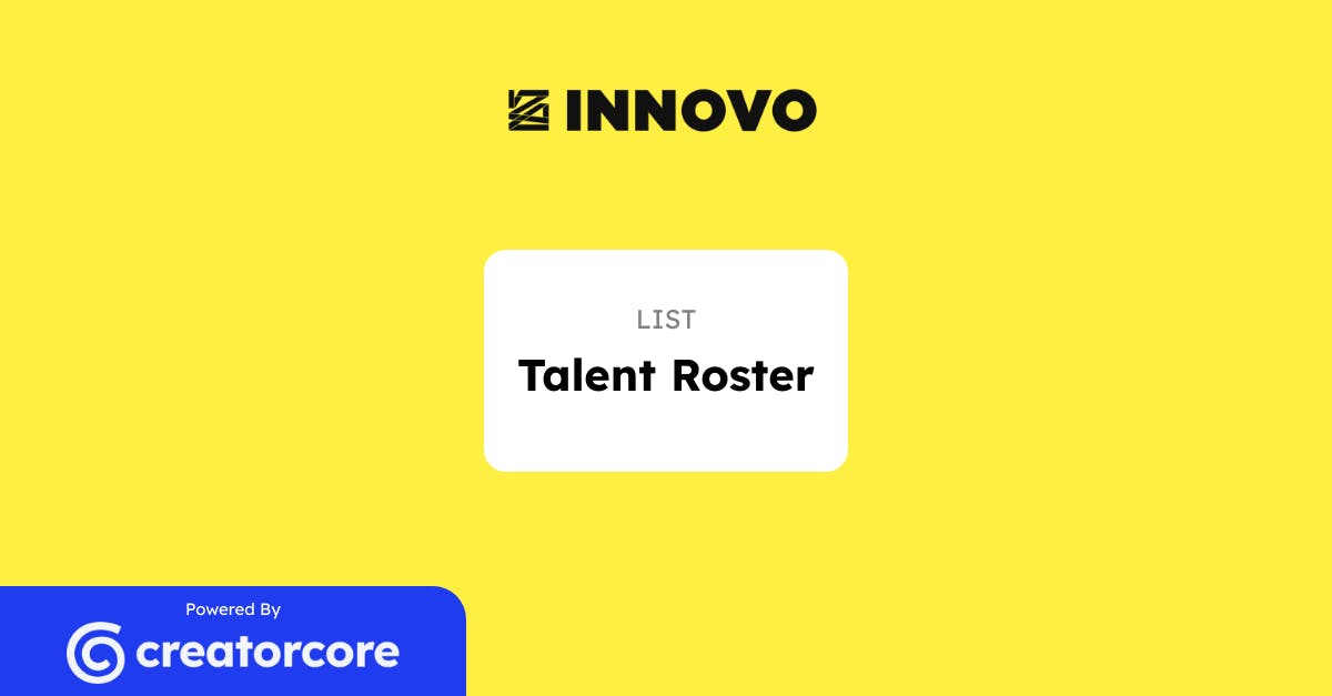 Talent Roster | Innovo