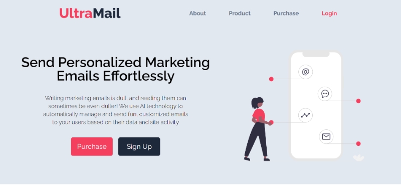 UltraMail: AI Email Generator Tool | Personalized Marketing Emails