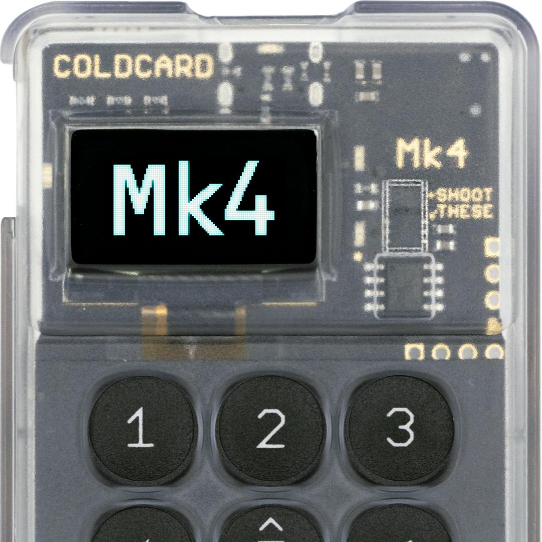 ColdCard MK4: Your Tool for Bitcoin Security