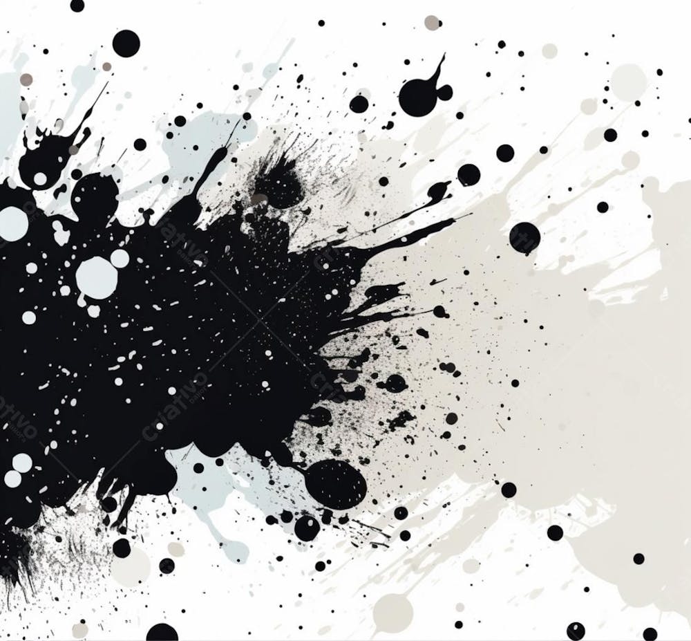Textura De Tinta Spray Pintada Em Aquarela Preto E Branco (45) | Texturas Premium [download]