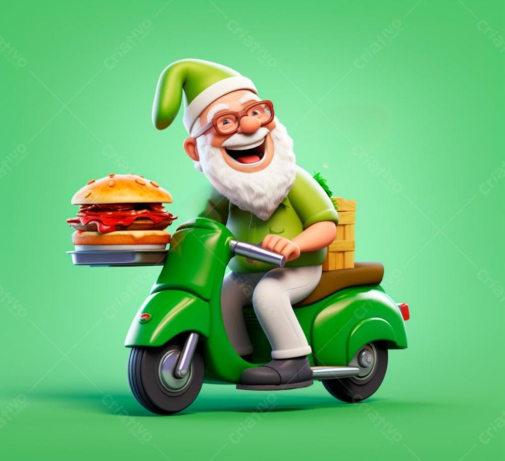 Imagem de entregador com moto delivery - [download] 9915 | Criativo Dahora