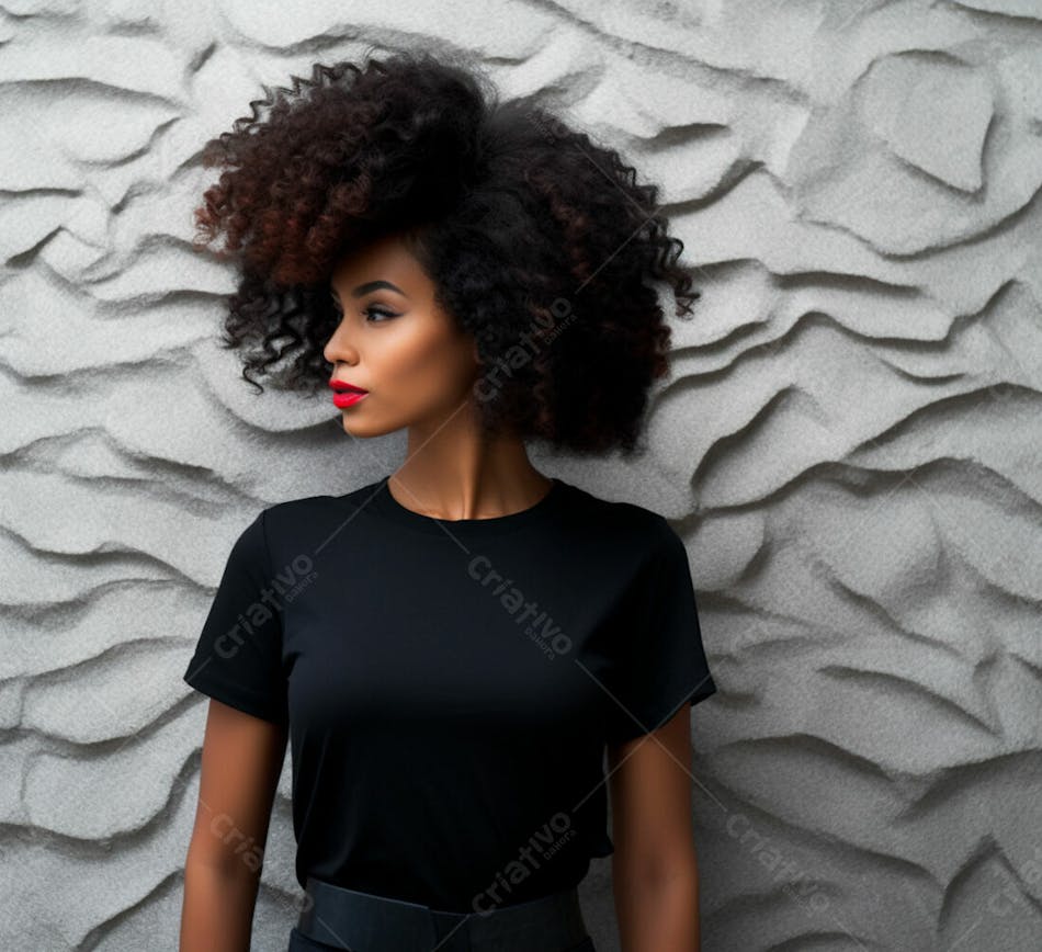 Imagine Uma Mulher Negra Parada No Coração De Uma Floresta 31 - Fotos ...