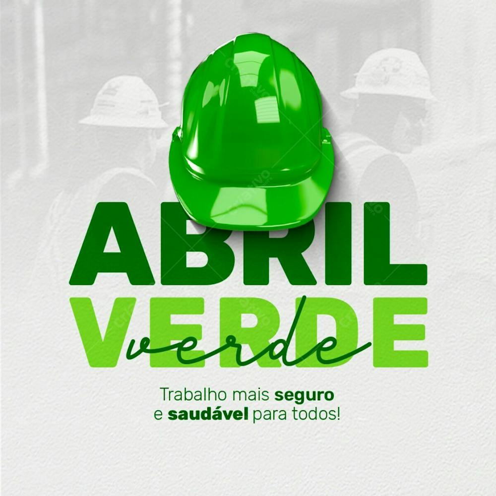 Post para Abril Verde PSD Editável | PSD Premium [download]