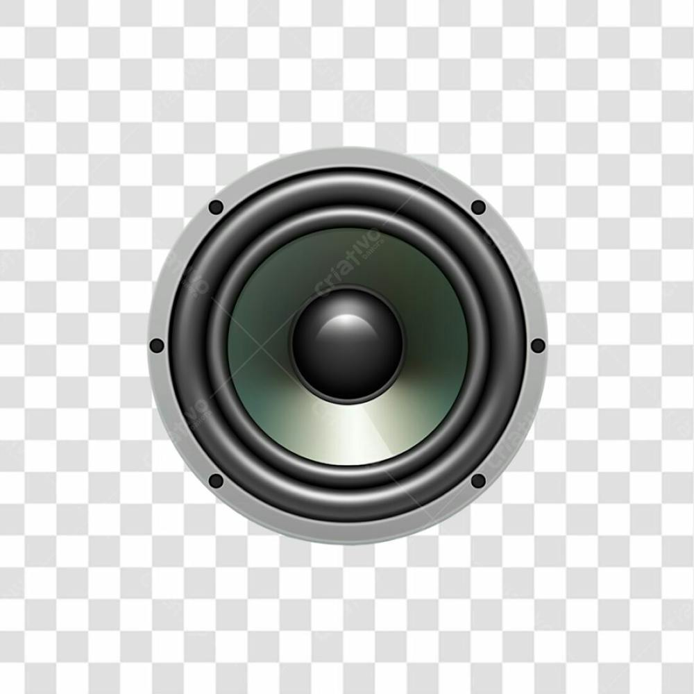 Auto falante de som para composição em fundo transparente - [download ...