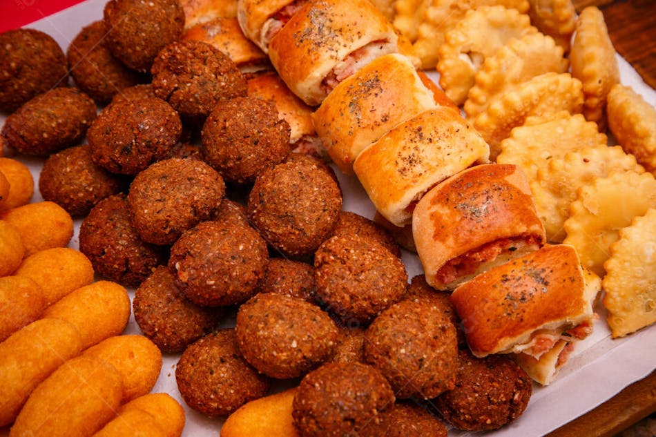 Salgadinhos Sortidos Kibe Pastel Bolinho 3 - Fotos [download] 24185 ...