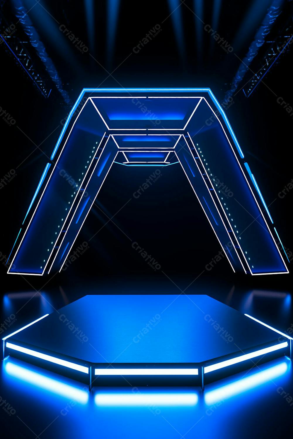 Textura Neon Azul para Fundo Gamer | Texturas Grátis [download]