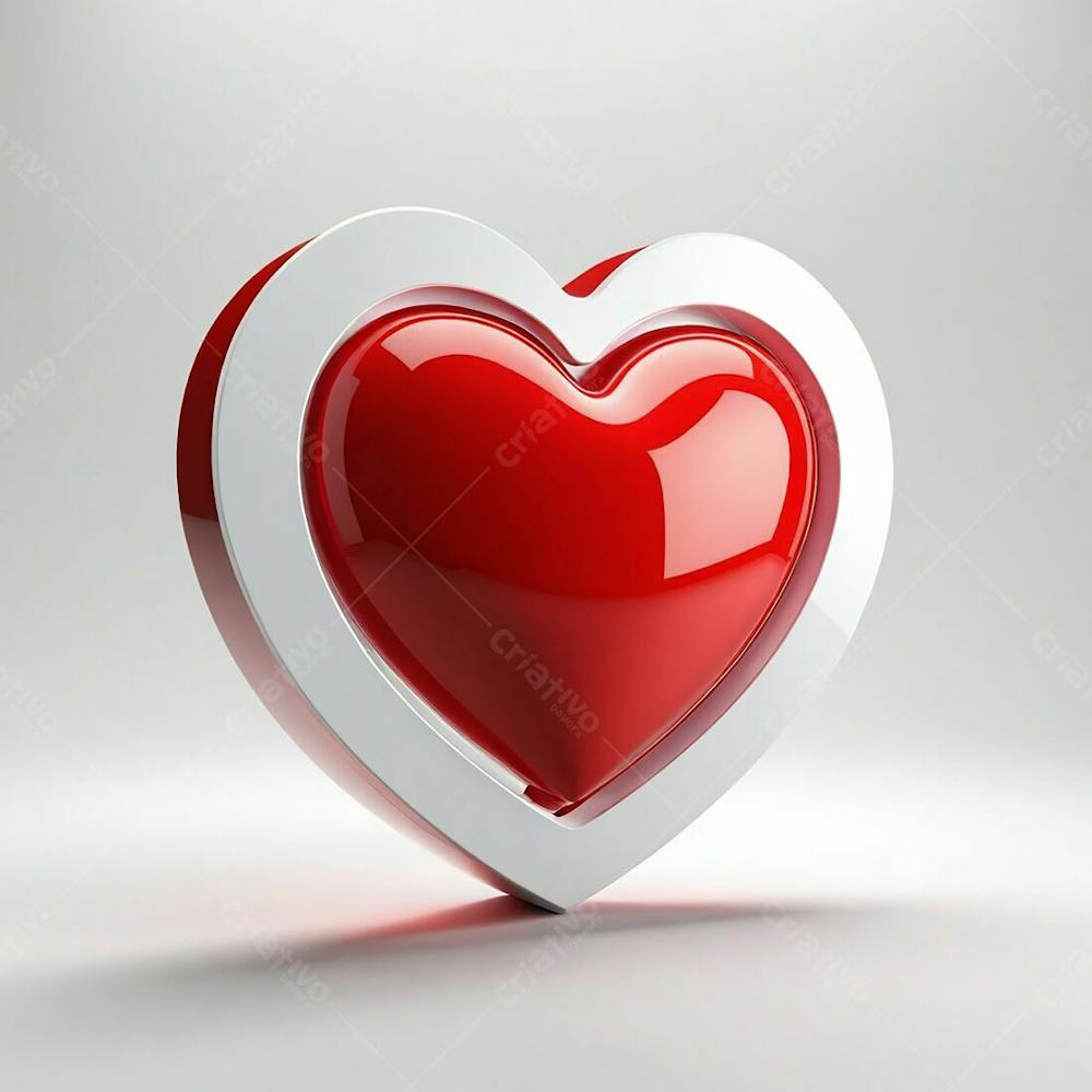 IMAGEM DE UM CORAÇÃO, ELEMENTO 3D | Fotos IA Grátis [download]