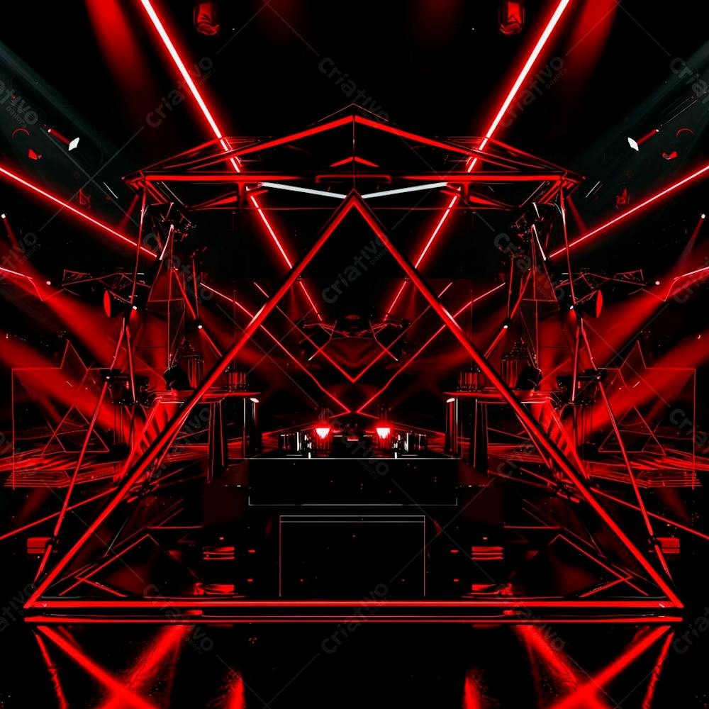 Red Neon Nightclub Interior Design | Fotos IA Free [download]