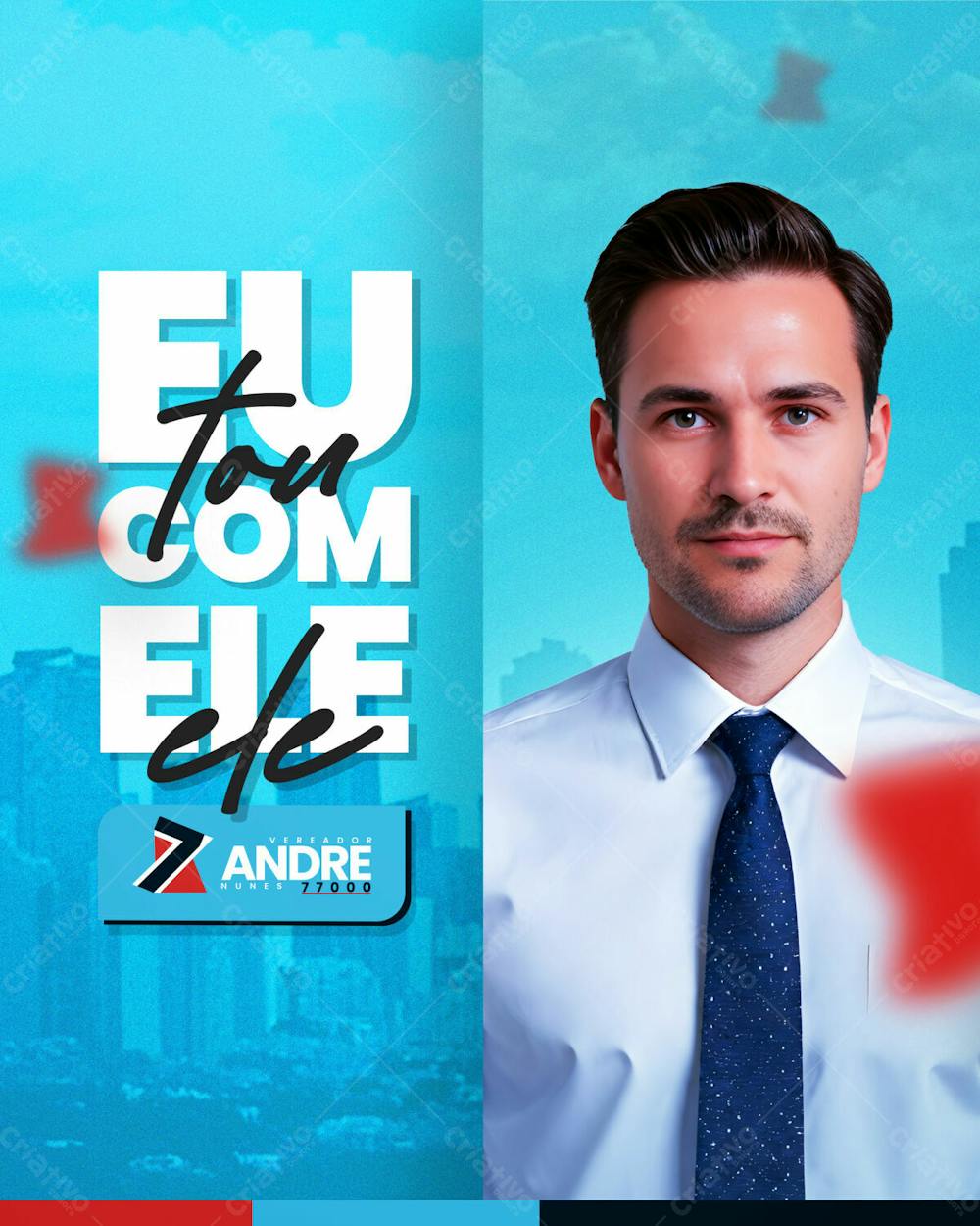 Campanha Eleitoral Política Eleição Eu Prefeito Vereador Social Media