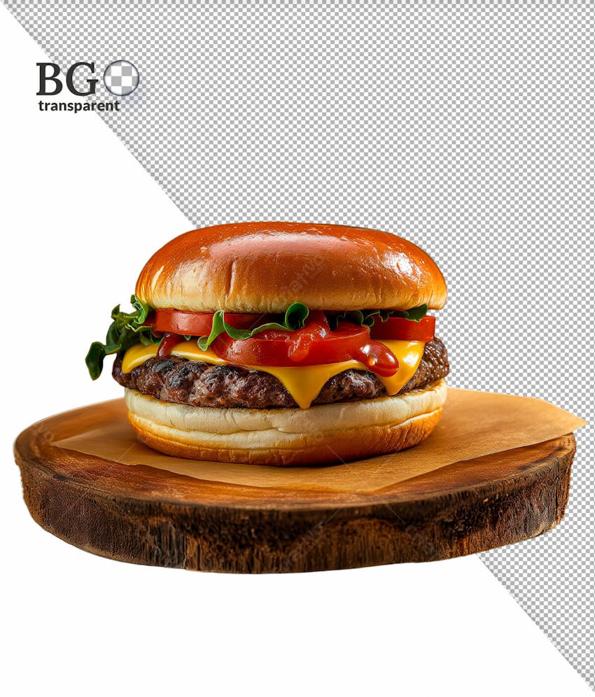 Hamburguer em alta qualidade para composição - [download] 77925 ...