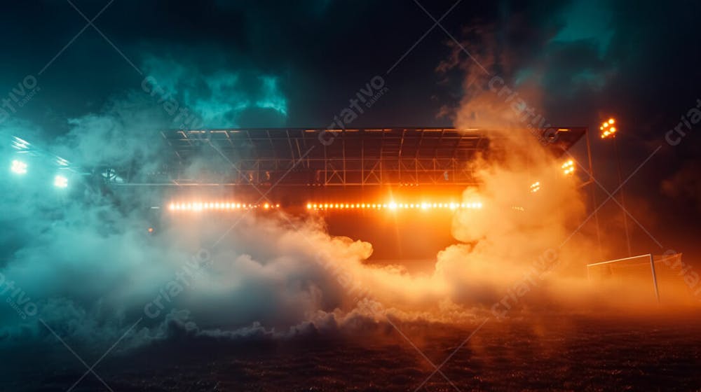 Imagem de estadio de futebol para composição de flyer esportivo ...