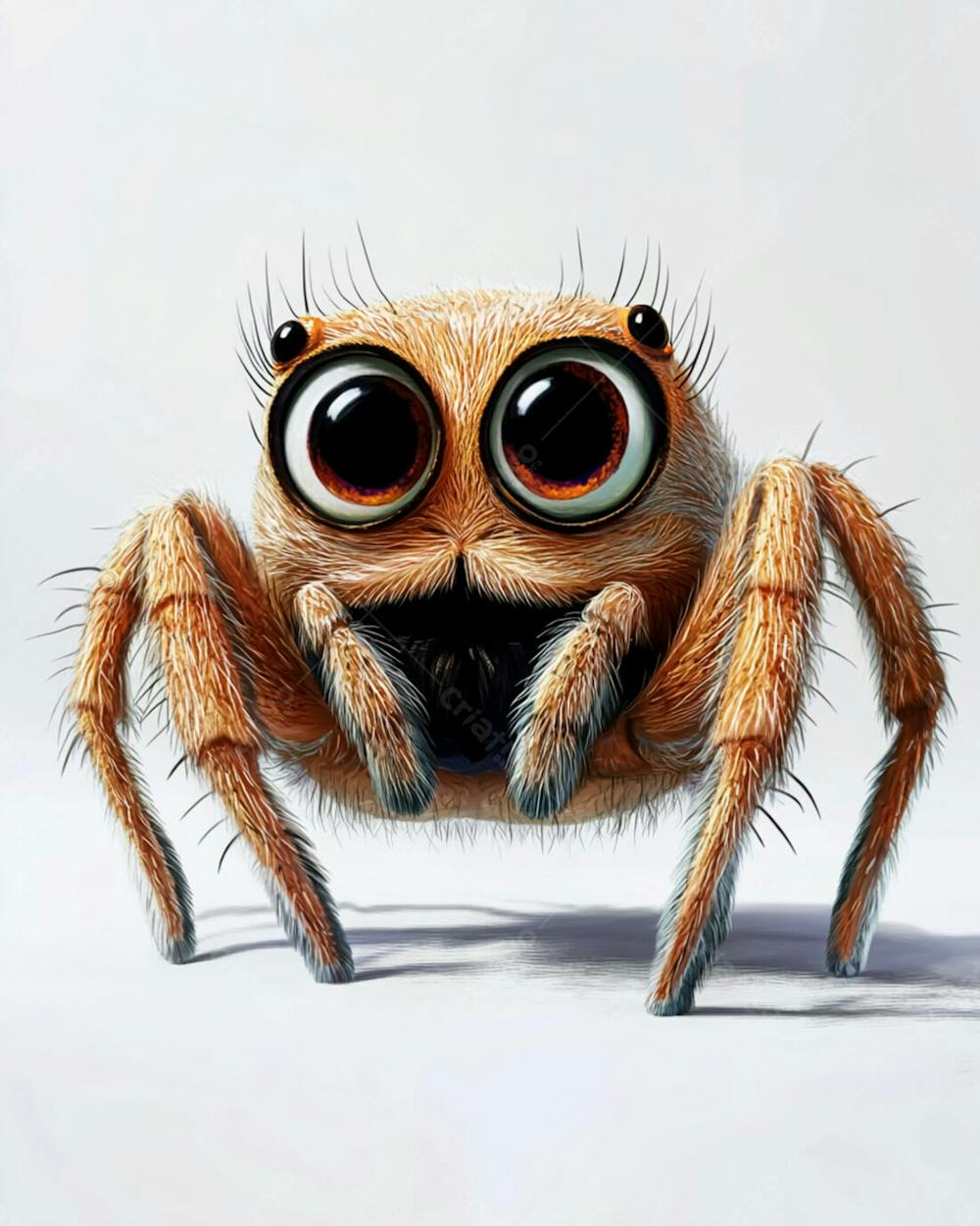 Imagem 3d de uma aranha fofa - [download] 88427 | Criativo Dahora