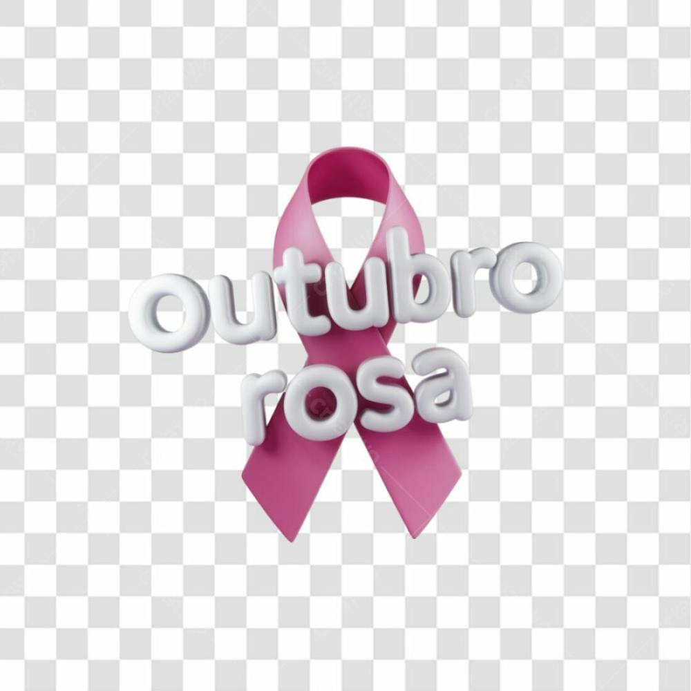 Selo 3d render outubro rosa elemento ícone psd png - [download] 92394 ...